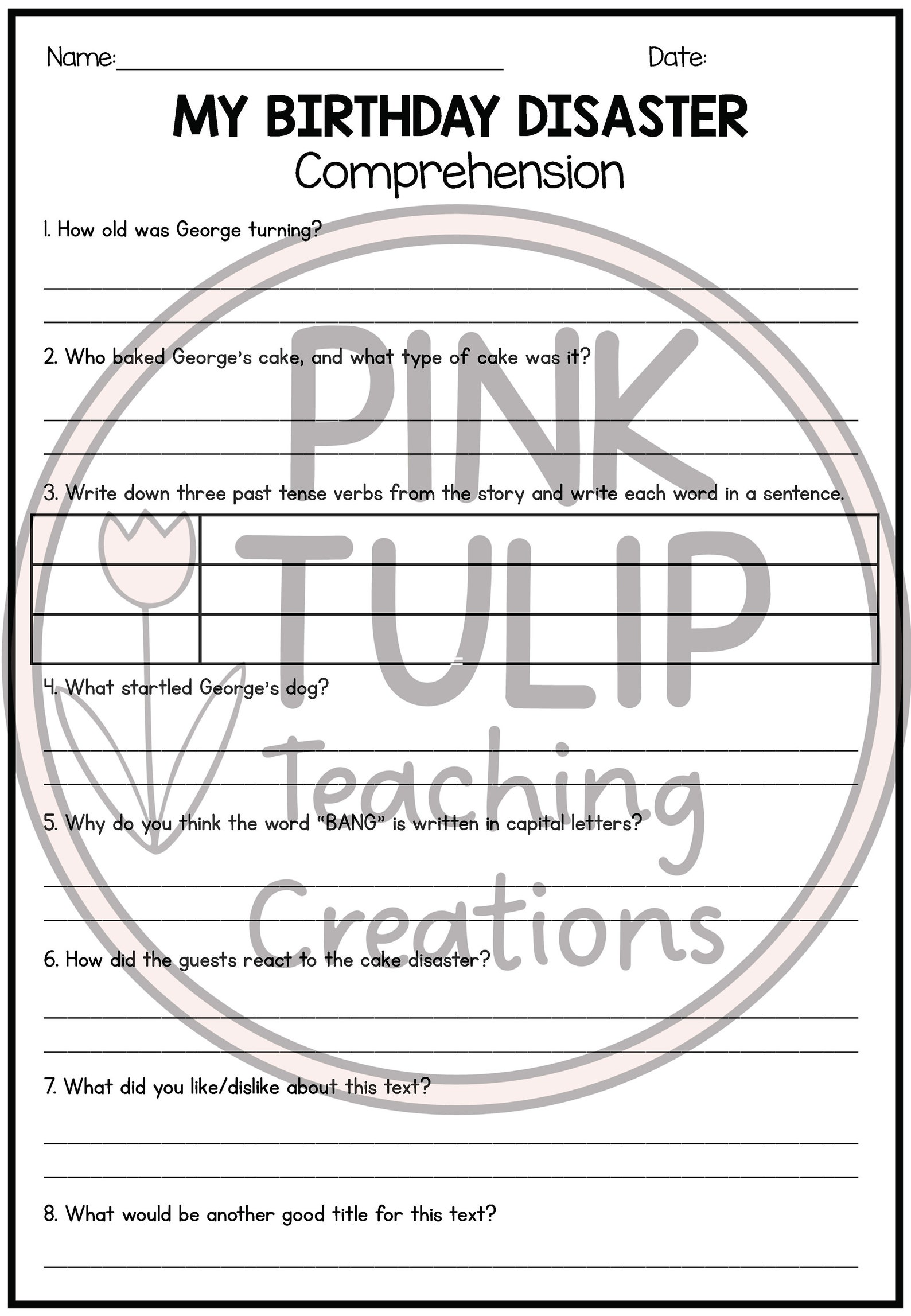 Recount Text Examples - Ten Reading Samples With Comprehension - Etsy
