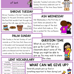 The Season of Lent - Teaching Powerpoint Presentation - Etsy