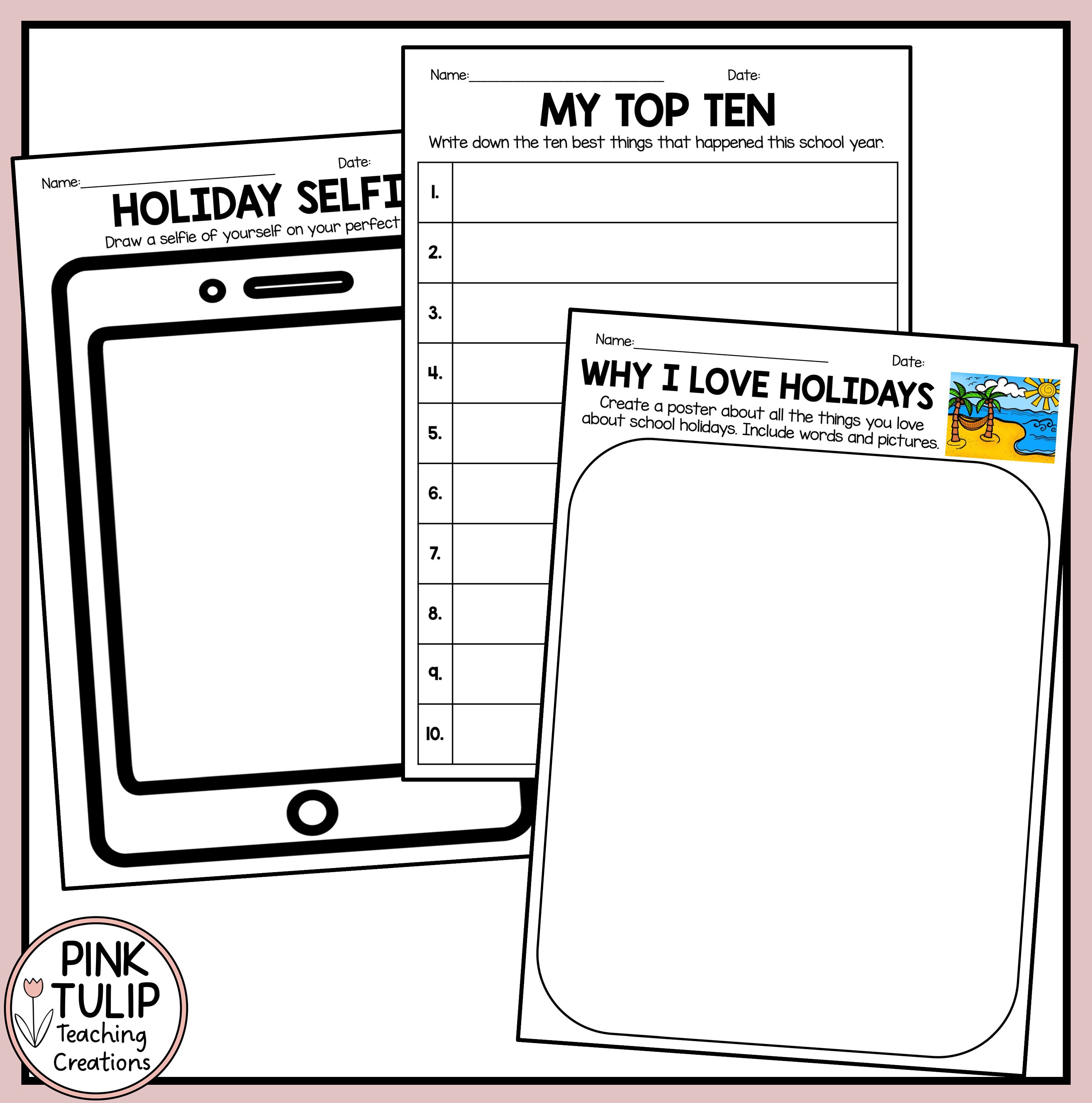 End of School Year Activity Pack - 20 No Prep Pages - Etsy