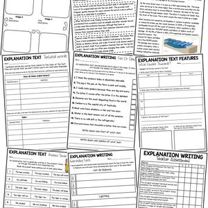 Explanation Text - Reading and Writing Bundle - Etsy