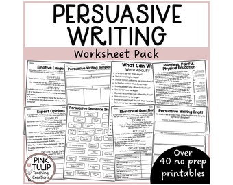 Narrative Writing Worksheet Pack - No Prep Lesson Ideas - Etsy