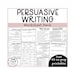 Persuasive Writing Worksheet Pack - No Prep Lesson Ideas - Etsy