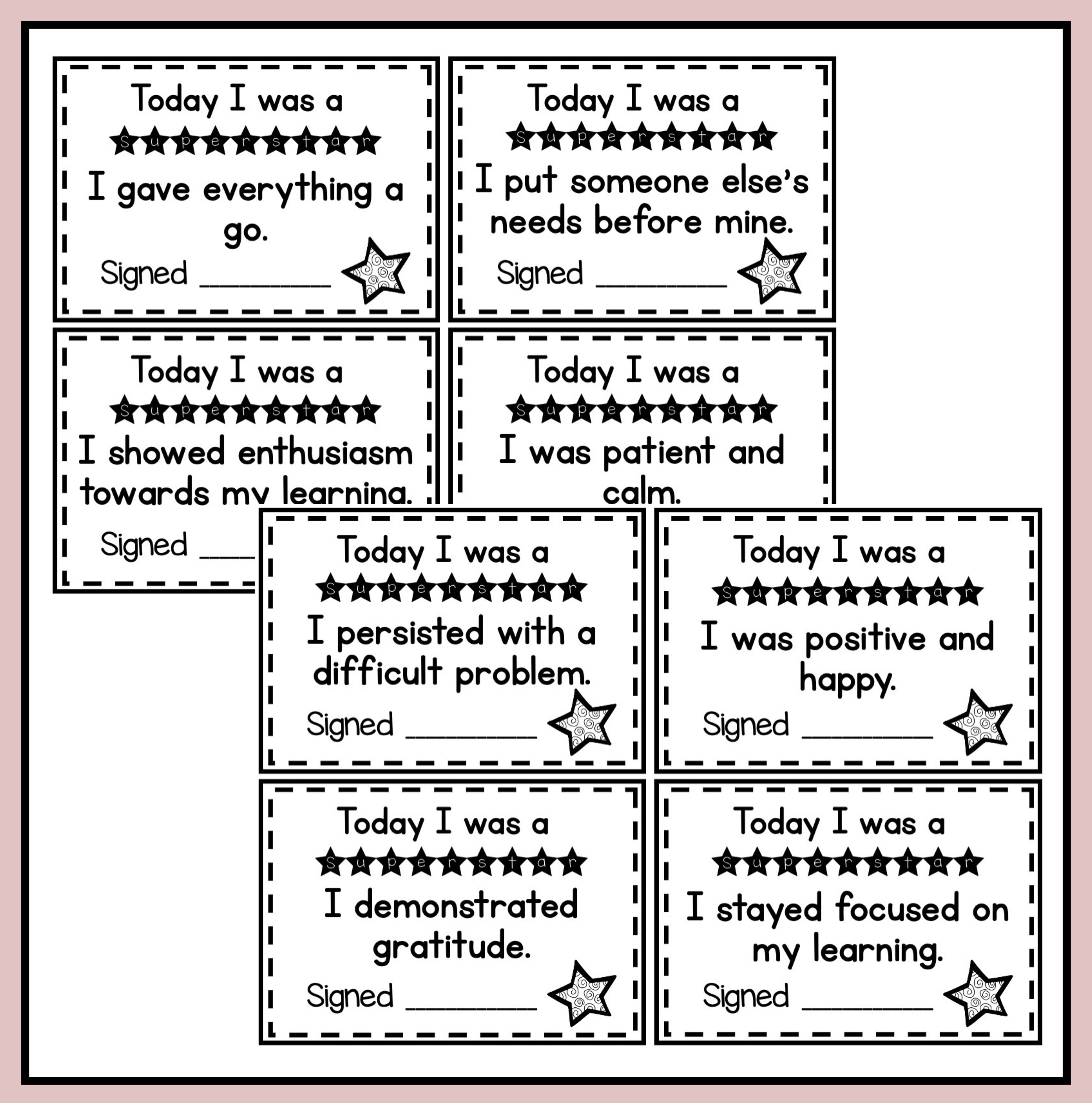 Positive Reward Notes for Parents - Etsy