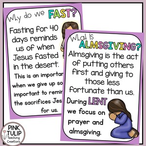 Lent Posters - Classroom Decor - Etsy