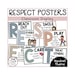 Respect Acrostic Poem Poster Set - Earth Tones Classroom Decor - Etsy