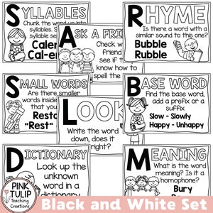 Spelling Strategy Posters - Classroom Decor - Etsy