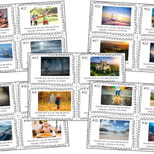 Visualizing (visualising) - Task Cards - Etsy