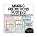 Making Predictions (predicting) Reading Posters - Classroom Decor - Etsy