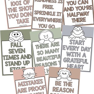 Inspirational Quotes Posters - Classroom Decor - Etsy