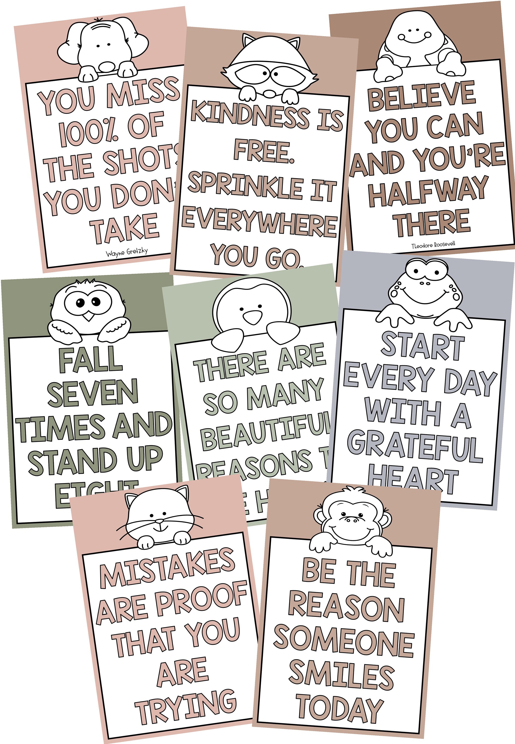 Inspirational Quotes Posters - Classroom Decor - Etsy