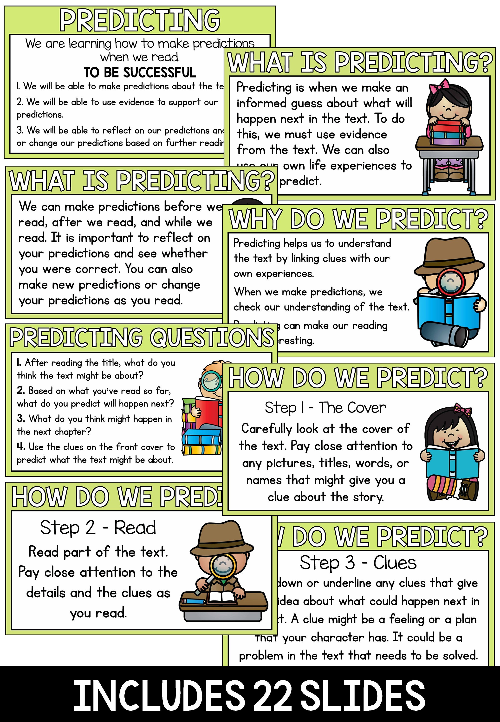 Making Predictions predicting Reading Strategy Powerpoint Guided ...