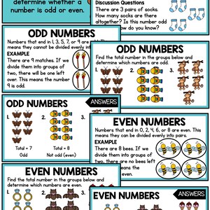 Odd and Even Numbers - Teaching Powerpoint Presentation - Etsy