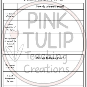 Explanation Text Writing Worksheet Pack - No Prep Lesson Ideas - Etsy