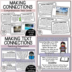 Making Connections (connecting) - Reading Comprehension Bundle - Etsy