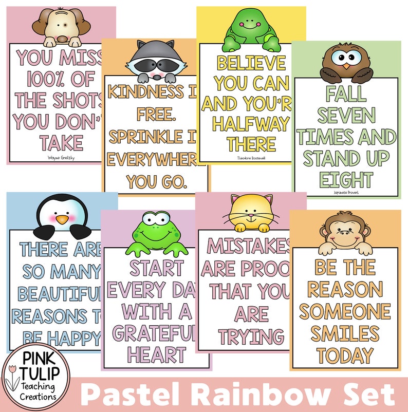 Inspirational Quotes Posters - Classroom Decor - Etsy