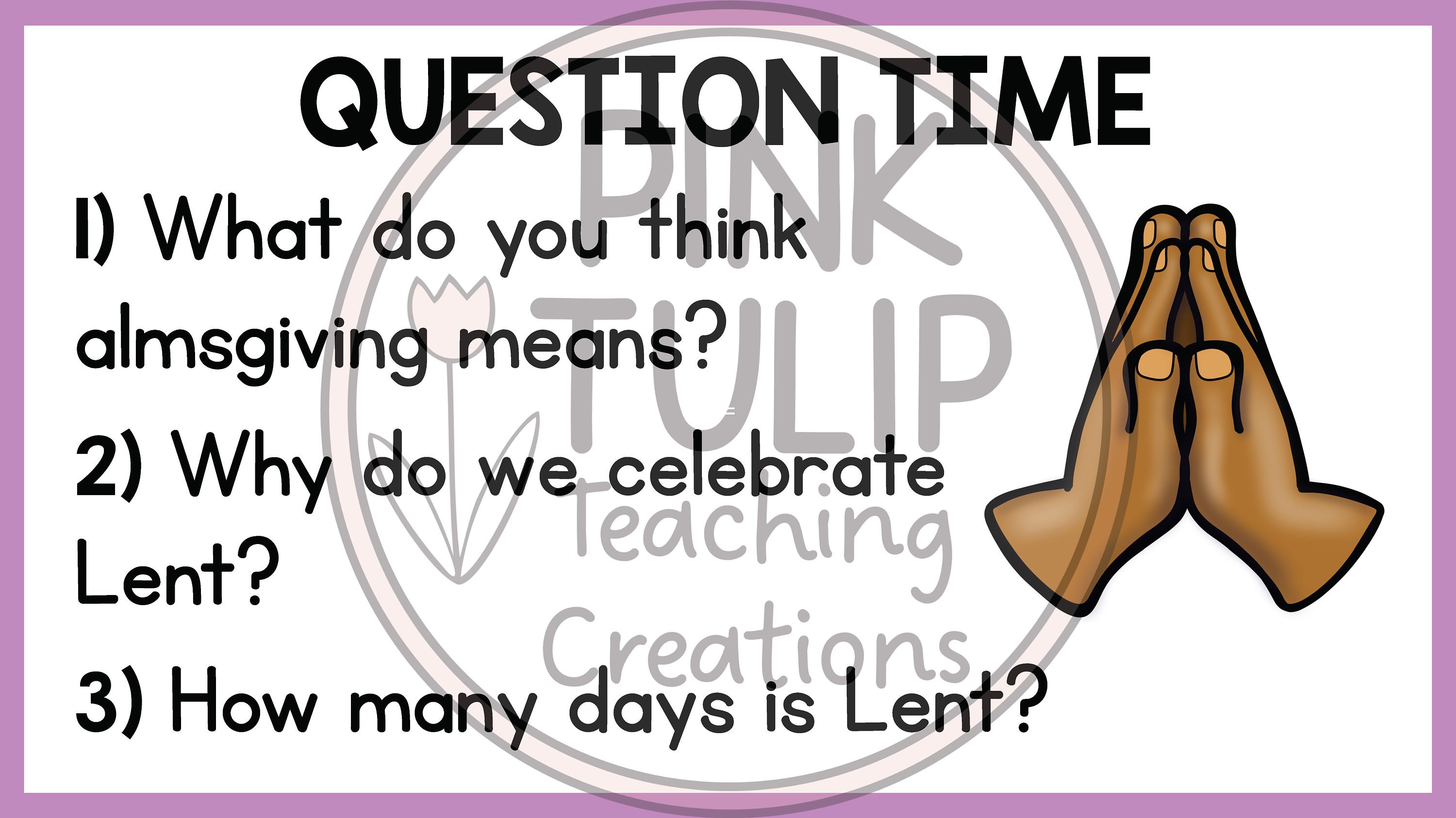 The Season of Lent Teaching Powerpoint Presentation - Etsy