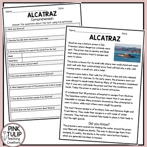 Information Text Examples - Ten Reading Samples With Comprehension - Etsy