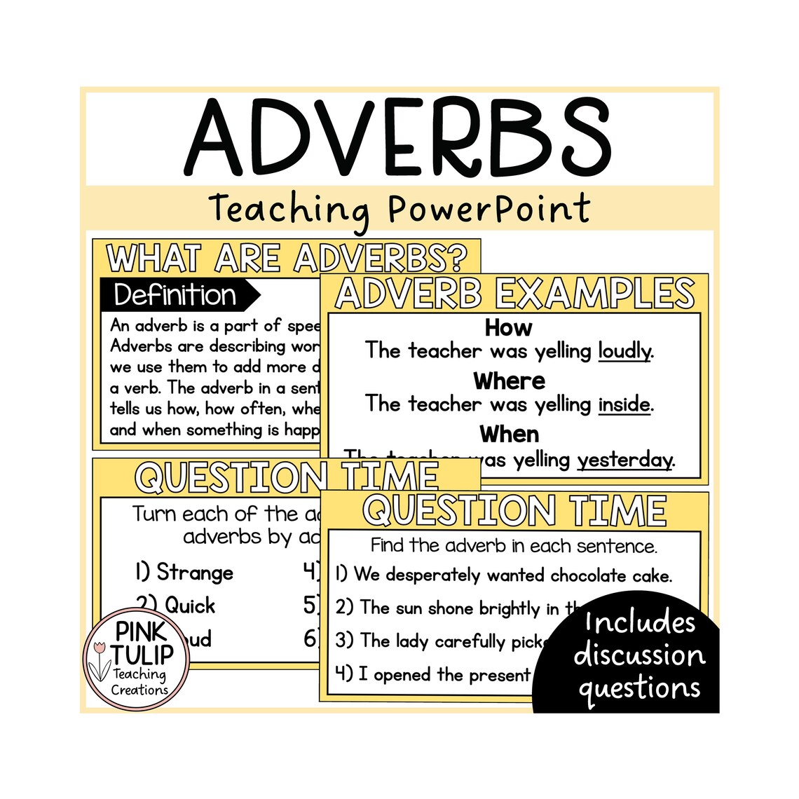 Adverbs Powerpoint Guided Teaching - Etsy