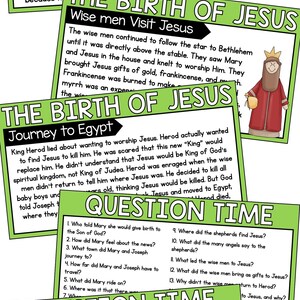 The Birth of Jesus Powerpoint - Guided Teaching - Etsy