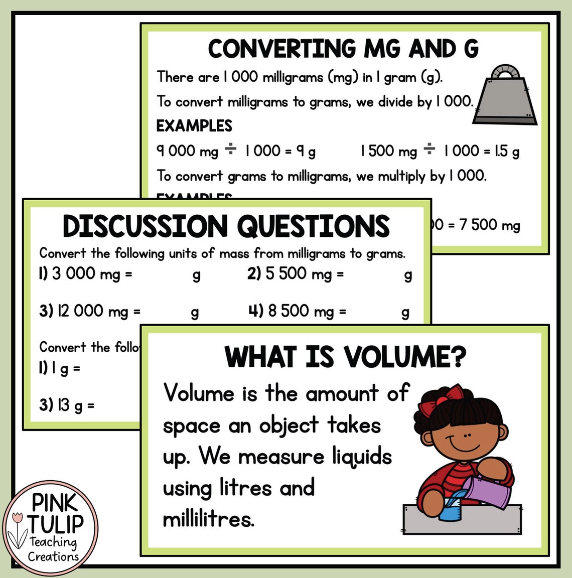 Mass, Weight, and Volume - Teaching Powerpoint Presentation - Etsy