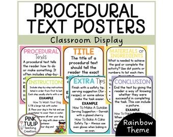 Explanation Text Posters Classroom Decor - Etsy
