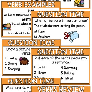 Verbs Powerpoint Guided Teaching - Etsy
