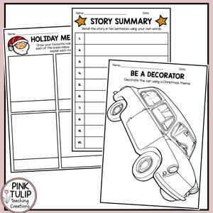 Christmas Story Activity Book - Etsy