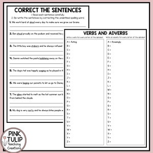 No Prep Early Finisher Worksheet Pack - Great for Substitute Teachers ...