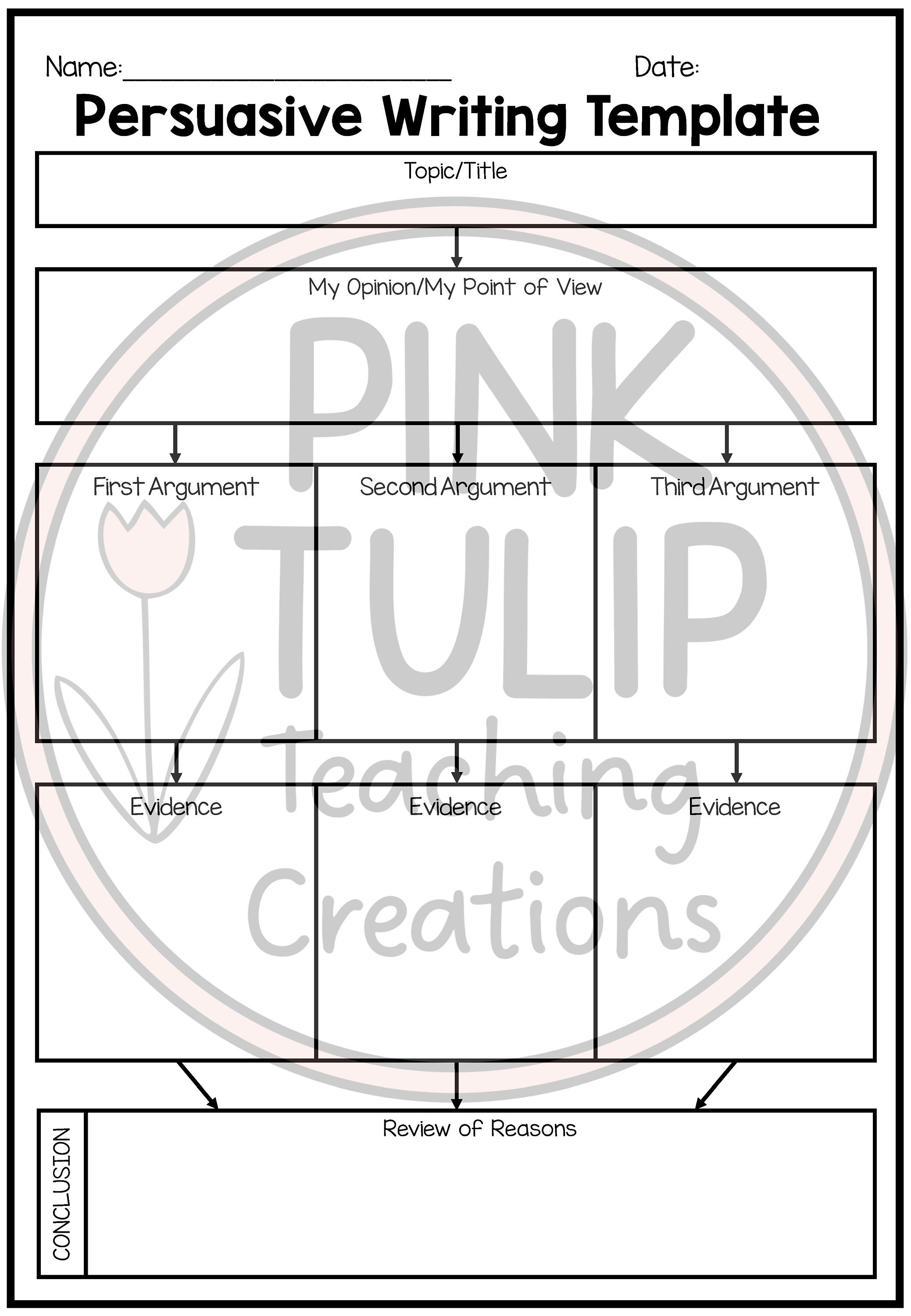 Narrative and Persuasive Writing Worksheet Bundle - Etsy