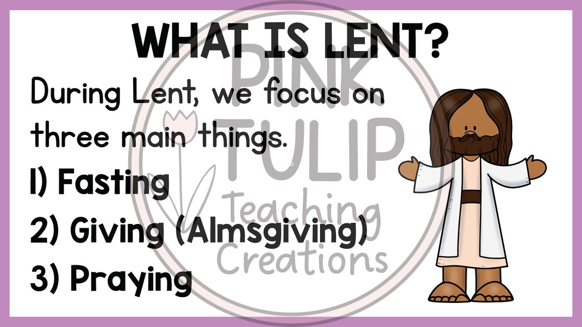 The Season of Lent Teaching Powerpoint Presentation - Etsy