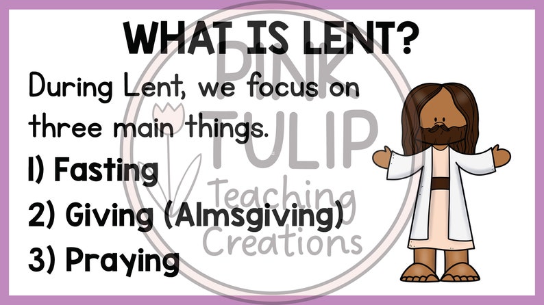 The Season of Lent Teaching Powerpoint Presentation - Etsy