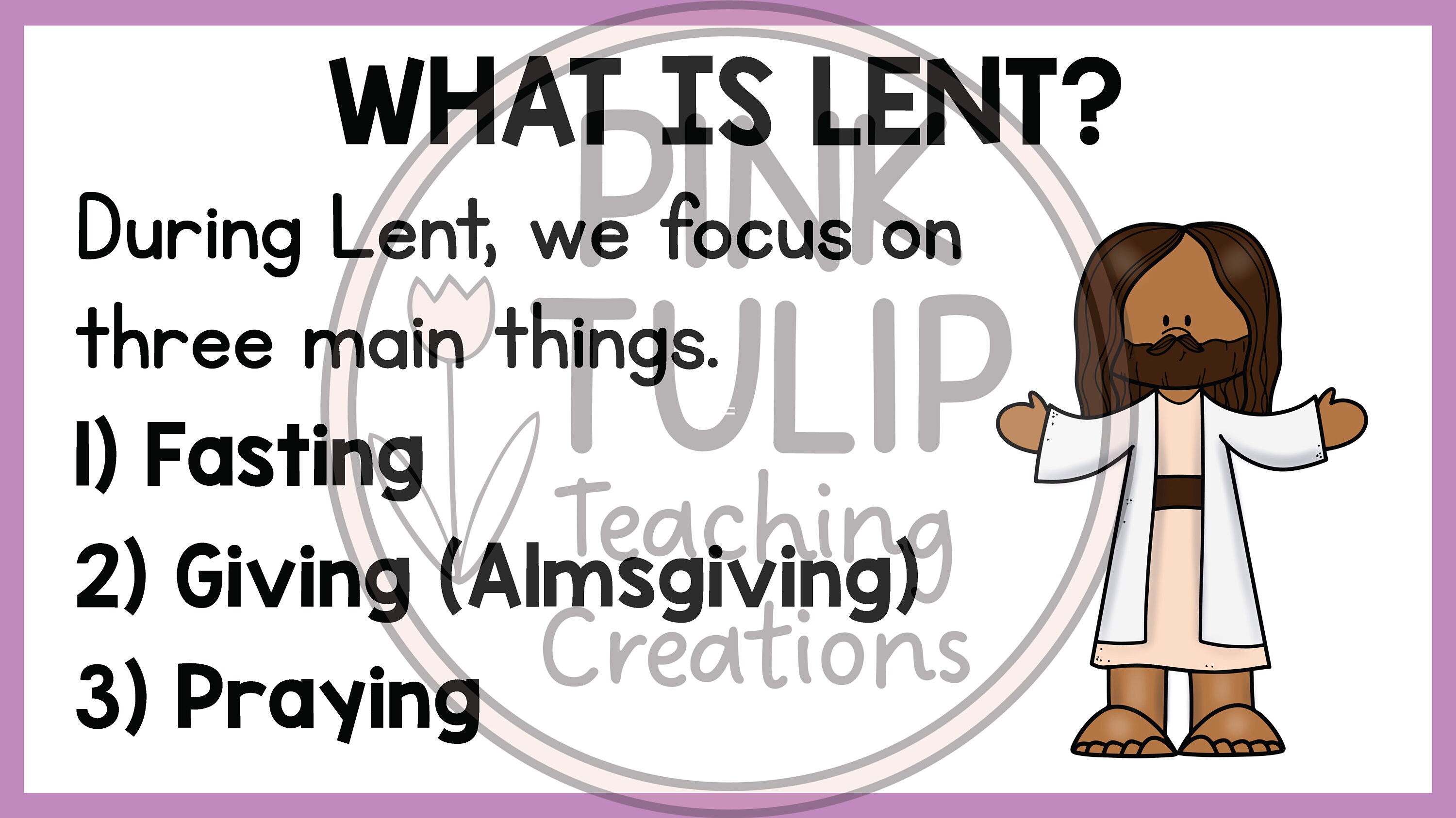 The Season of Lent Teaching Powerpoint Presentation - Etsy