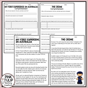 Recount Text Examples - Ten Reading Samples With Comprehension - Etsy