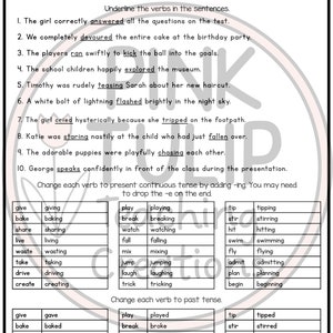 Understanding Conjunctions Worksheets - No Prep Printables - Etsy