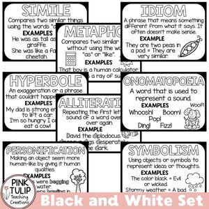 Figurative Language Posters - Classroom Decor - Etsy
