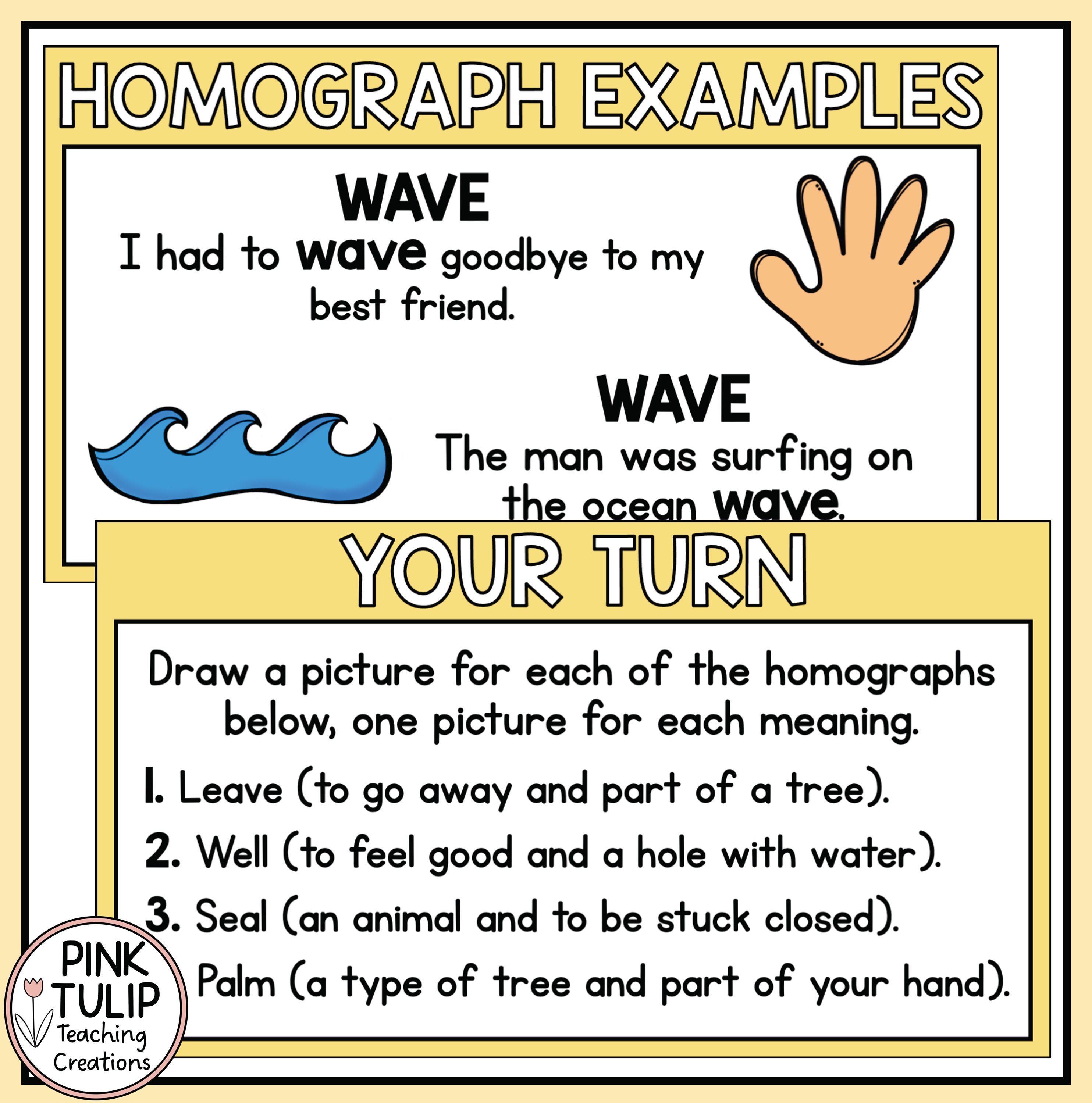 Homographs Grammar Powerpoint - Guided Teaching - Etsy