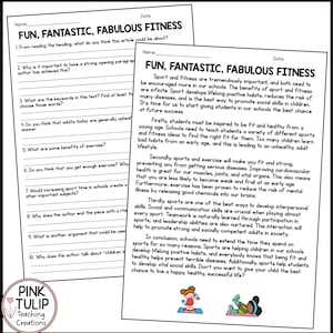 Persuasive Text Examples - Ten Reading Samples With Comprehension - Etsy