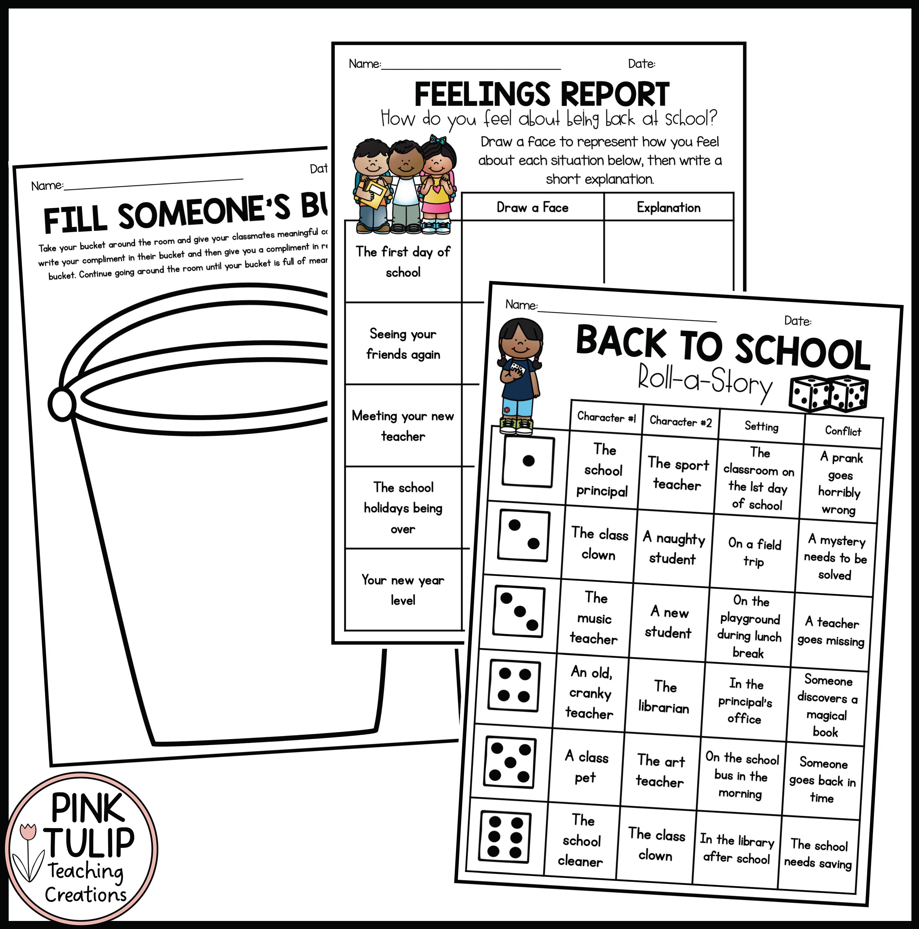Back to School Activity Pack - 40 Worksheets and Lesson Ideas - Etsy