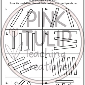 2D Shapes, Lines, and Patterns - Worksheet Pack - Etsy