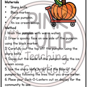 Procedural Text Examples - Ten Reading Samples With Comprehension - Etsy