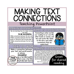 Making Connections (connecting) Reading Strategy Powerpoint - Guided ...