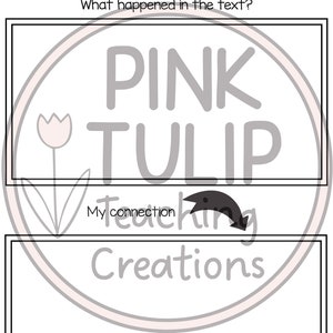 Making Connections (connecting) Reading Response Pack - Templates for ...