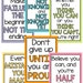 Growth Mindset Poster Set - Classroom Decor - Etsy
