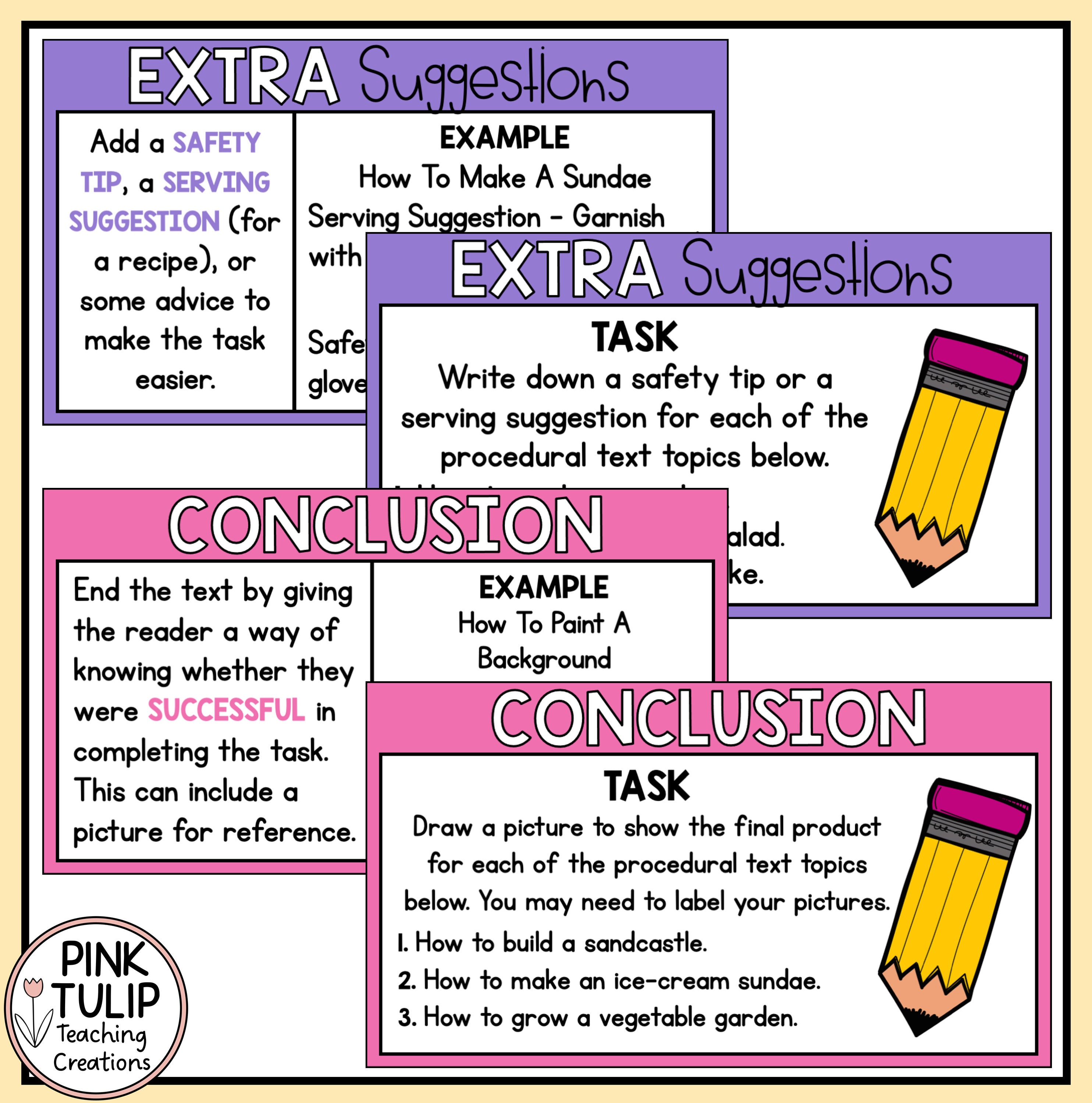 Procedural Text Reading Writing Powerpoint Presentation - Guided ...