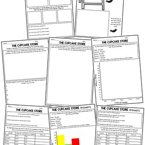 Open A Cupcake Store - Cross Curriculum Project - Etsy