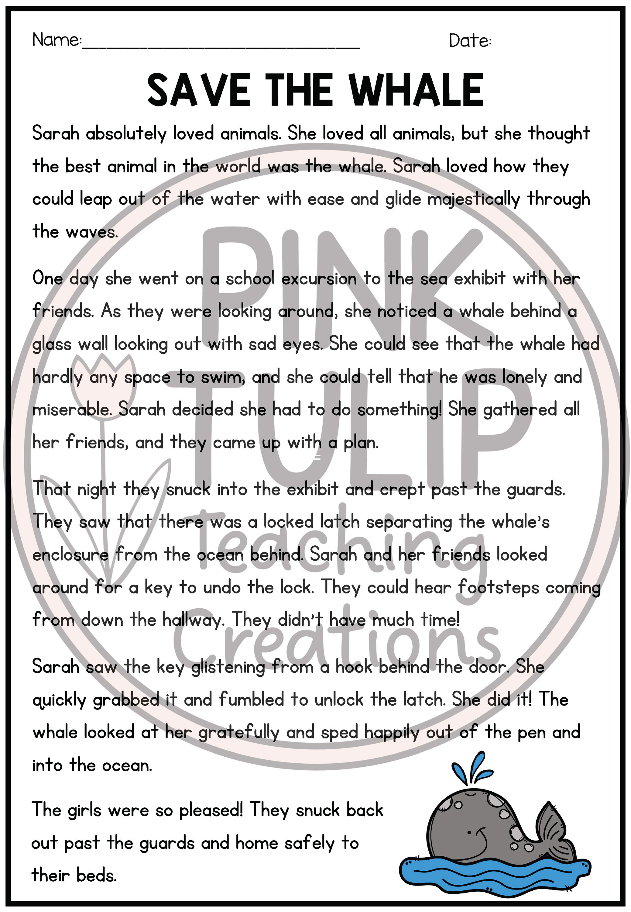 Narrative Text Examples Ten Reading Samples With Comprehension - Etsy