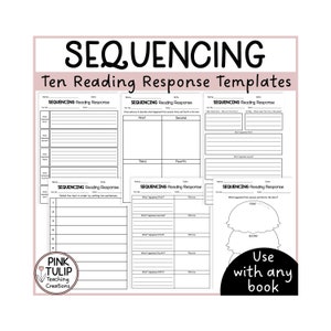 Sequencing Reading Response Package - Templates for Any Book - Etsy
