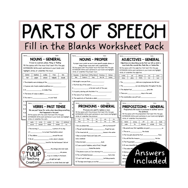 Understanding Adverbs Worksheets No Prep Printables - Etsy