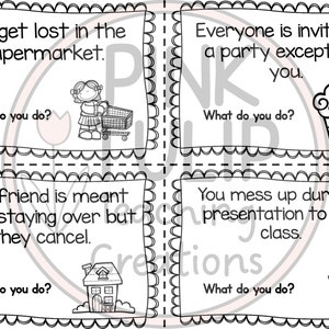 Resilience Scenarios - Task Cards for Role Play - Etsy