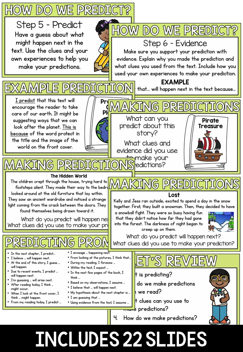 Making Predictions predicting Reading Strategy Powerpoint Guided ...